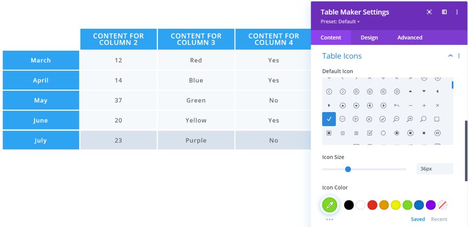 Divi Plugin Highlight: Table Maker - Ask the Egghead, Inc. | A Full ...