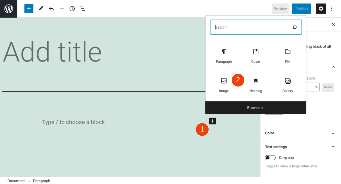 How to Use the WordPress Image Block - Ask the Egghead, Inc.