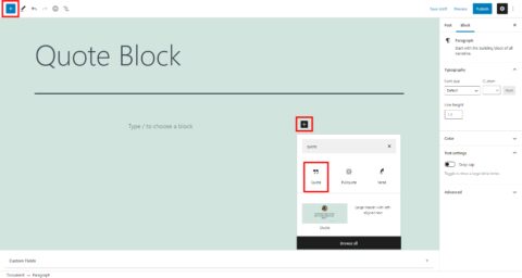 How to Use the WordPress Quote Block - Ask the Egghead, Inc.