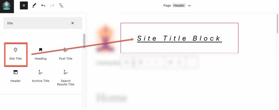 How to Use the WordPress Site Title Block - Ask the Egghead, Inc.